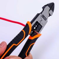 China HRC62 8 Inch High Leverage Wire Side Cutters Side Cutters Electrical for sale