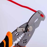 China 185mm Cable Wire Stripper 8 In 1 Multifunction Wire Insulation Stripper for sale