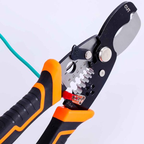 Quality 185mm Cable Quick Wire Strippers 7 In 1 Multifunction Cable Wire Cutters for sale