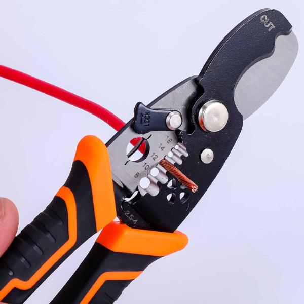 Quality 185mm Cable Quick Wire Strippers 7 In 1 Multifunction Cable Wire Cutters for sale