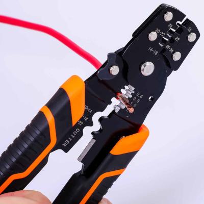 China 185mm Wire Strippers Wire Cutter Tip Wire Grip Twist with Safety Locker for Easy Cutting for sale