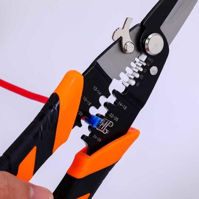 China 219mm Precision Cutting Combination Shears Opening Locking Spring Loaded Wire Cutters for sale