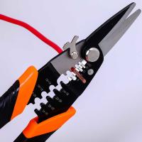 China 219mm Precision Cutting Combination Shears Opening Locking Spring Loaded Wire Cutters for sale