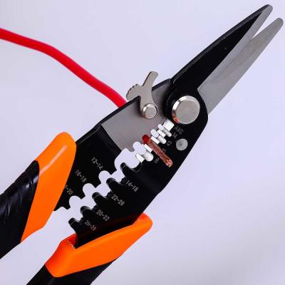 China 219mm Precision Cutting Combination Shears Opening Locking Spring Loaded Wire Cutters for sale