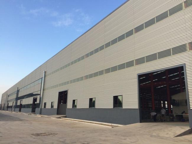 Completed steel structure building