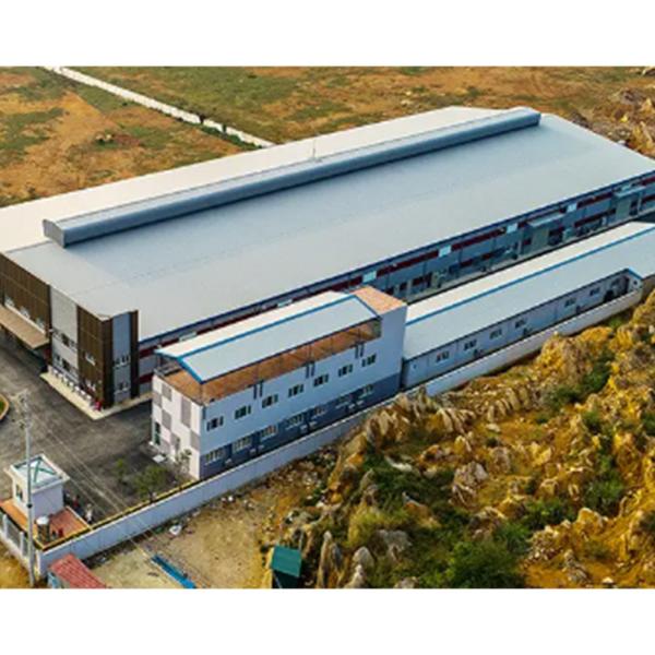 Quality Open Span Sandwich Panel Prefabricated House Steel Garage Workshop Recyclable for sale