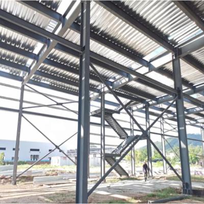 China Fast Build Steel Structure Workshop Galvanized Steel Frame Buildings Customized Size for sale
