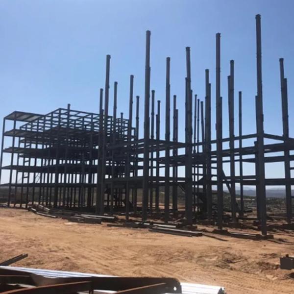 Quality Large Spans Prefabricated Steel Structure Wind Resistance High Rise Buildings for sale