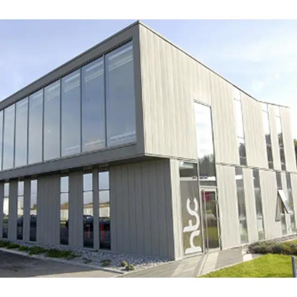 Quality Custom Length Prefabricated Building Factories Fast Build  Car 4s Hall Steel Structure for sale