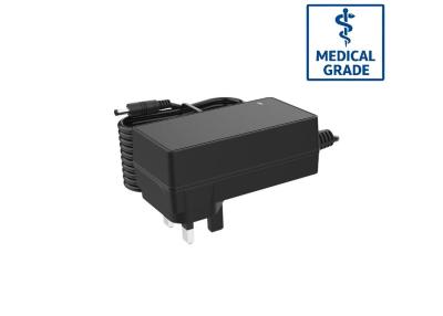 China 48W AC DC Medical Adapter, 19V 2.52A Output IEC 60601-1 for Medical Display for sale