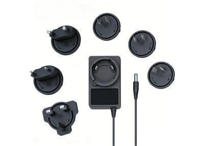 China 24W Swapable Power Adapter, 12V 2A, 9V 2A Output for CCTV, WiFi Routers for sale