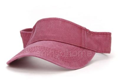 中国 人/女性は綿のサン バイザーの帽子/ブランクのスポーツの帽子の方法を洗浄しました 販売のため