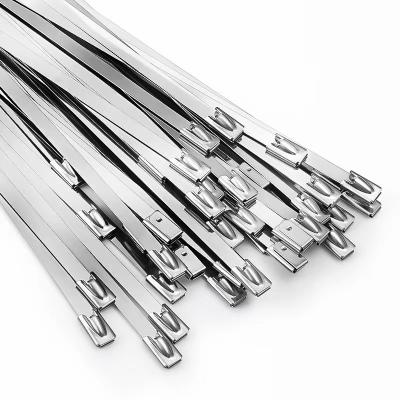 Cina High Precision 304 Stainless Steel Cable Tie Anti UV Flame Retardant in vendita