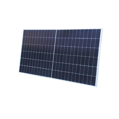 China Off Grid Monocrystalline Solar Ground Flat Grid Solar System Solar Cell M10 182mm*91mm 550 Watt Solar Panels for sale