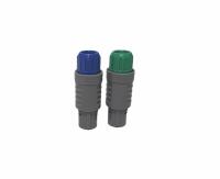 China Light Weight 3.2mm Circular Push Pull Connectors Self Latching for sale