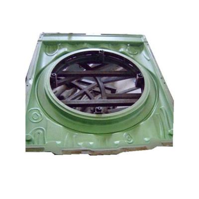 China Aluminum Casting Round Mirror Pannel Rotational Molding Mould for sale
