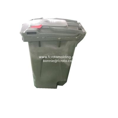 China Custom Aluminum Casting Rotational Molding Dustbin Mold for sale