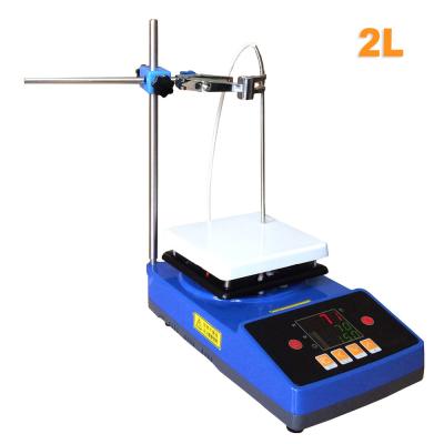 China Laboratory High Quality Temperature Cheap Magnetic Stirrer with Heating Hot Plate for sale