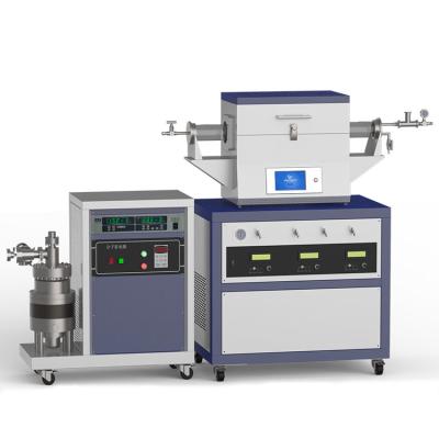 China 1200 VACUUM ATMOSPHERE MUFFLE/tube furnace for powder materials, vacuum atmosphere muffle furnace with sealed working zo for sale