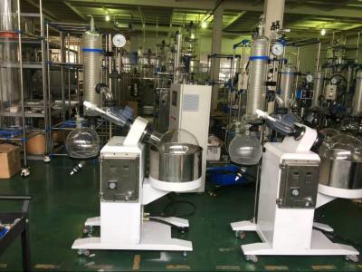 China CE & ISO certified lab-scale rotovap/rotary evaporator 50l with vacuum pump and chiller for sale