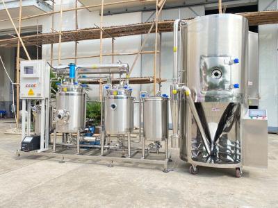 China Laboratory ultrasonic probe sonicator with jacket glass reactor for plant oil extraction for sale
