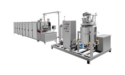China Automatic stainless steel vitamin CBD soft candy gum and gelatin production line bear jelly candy making machine for sale
