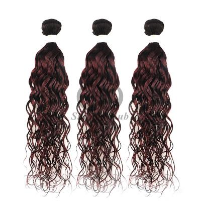 China #T1B/99J Water Wave Remy Human Hair Bundles Sew In Weave Bundles Brazilian Bundle Deals for sale