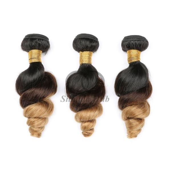 Quality #T1B/4/27 Loose Wave Remy Human Hair Bundles Sew In Weave Bundles Brazilian Bundle Deals for sale