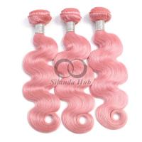 Quality Pink Body Wave Remy Human Hair Bundles Sew In Weave Bundles Brazilian Bundle for sale