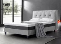 China Simple Classic Platform Tufted Bed Fabric Material Double Size for sale