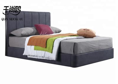 China delicado Gray Linen Platform Bed de 160*200cm 180*200cm, rei Size Gray Upholstered Bed à venda