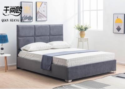 Cina Metallo ricoperto e struttura di legno del letto, letto di stoccaggio dell'ottomano della regina con l'ascensore di gas in vendita