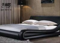 China Modeling Soft Linen Upholstered Bed Ergonomic Design Customized for sale