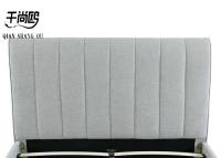 China Gray Soft Platform Bed Frame 183*203cm Overall Disassembly / Assembly for sale