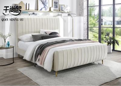 China Tela macia/forte confortável luxuoso estofado do estilo europeu das camas à venda