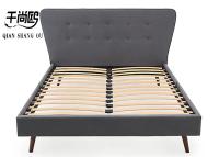 China Personality Stitching Bedroom Platform Bed Button Decoration for sale