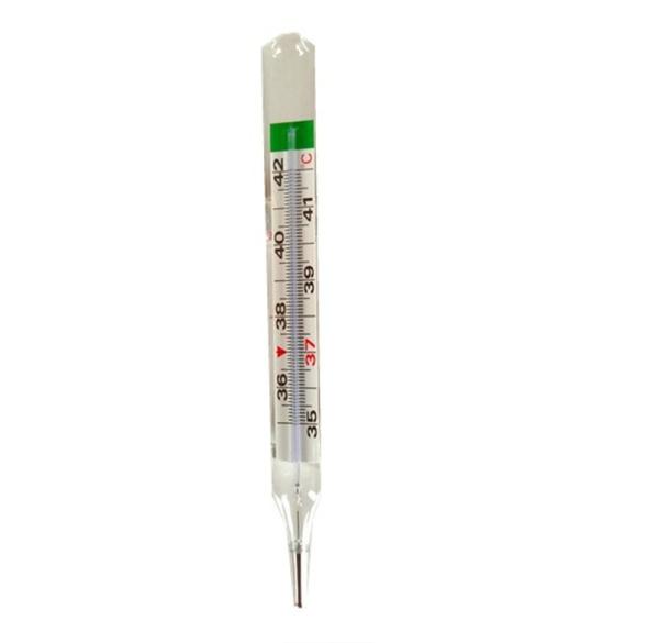 Quality Customized Support Mercury Free Oral Armpit Glass Thermometer for Health for sale