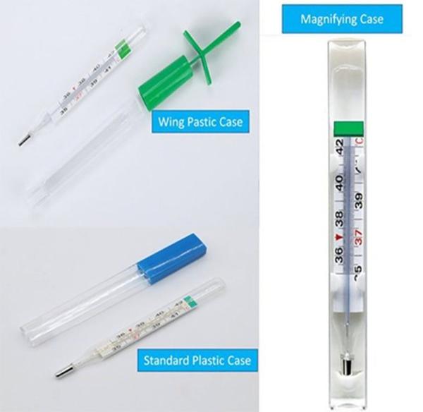 Quality Mercury-free Glass Thermometer for Homehold Oral and Armpit Temperature for sale