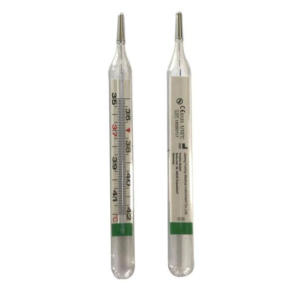 Quality Clinical Underarm Type Mercury-free Thermometer with Glass for sale