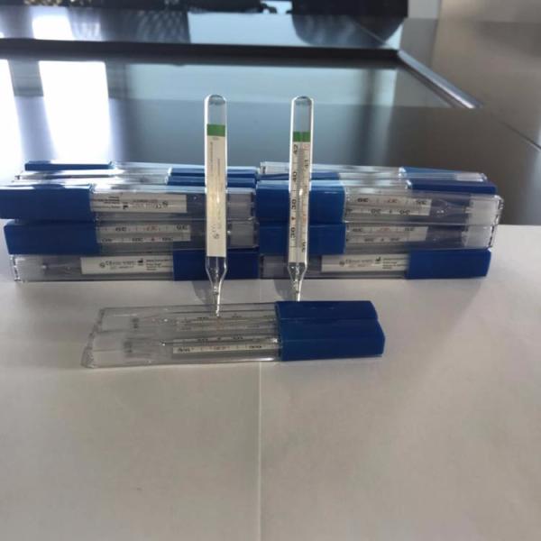 Quality Customized Support Baby/Adult Glass Mercury-Free Thermometer Celsius Fahrenheit for sale