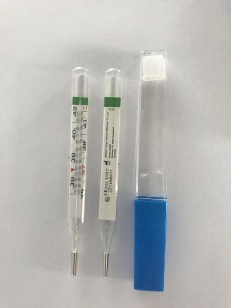 Quality High Accuracy BodyGlassMercury free Oral Thermometer from Funing for Customized for sale