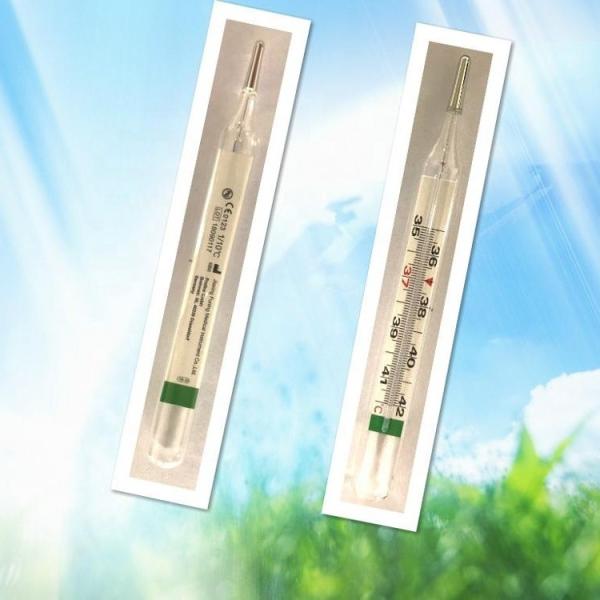 Quality Memory Function M.L No Mercury Gallium Glass Tube Human Thermometer for Home for sale