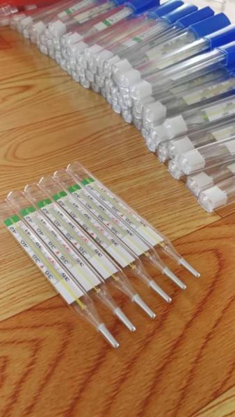 Quality Mercury-Free Glass Thermometer for Medical Fever Temperature Hospital Grade for sale