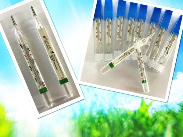 Quality Mercury-Free Glass Thermometer for Medical Fever Temperature Hospital Grade for sale