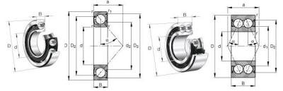 China Nachi  7200C/DF Angular contact ball bearing 10x30x18mm for sale