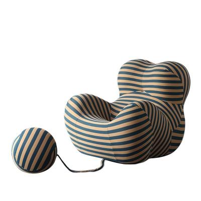 China Italian Leisure 1 Person Sofa Chair Simple Living Room Single Lazy Sofa Custom Design for sale