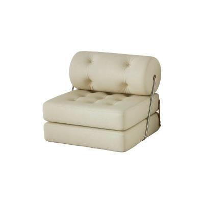 China Small Apartment Single Sofa Folding Bed Tofu Block Leisure Lazy Sofa Chair OEM Design for sale
