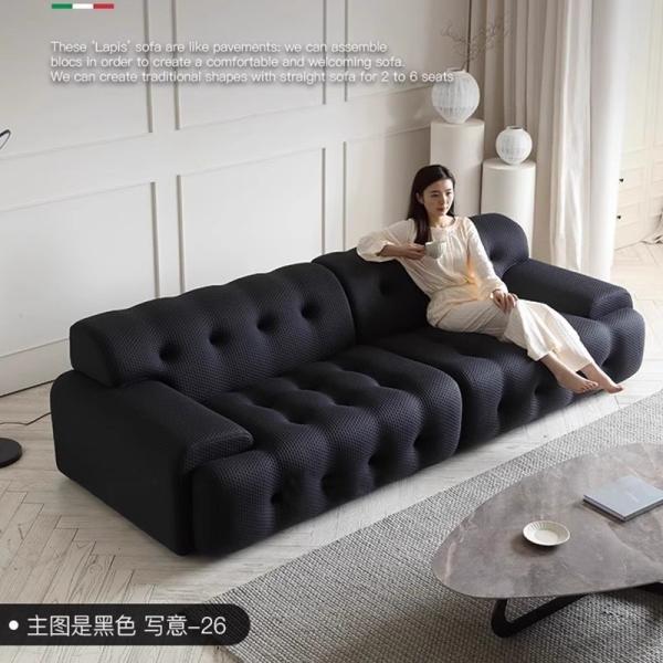 Quality Commercial Hotel Fabric Sofa Cream Style Living Room Modern Sofa Customizable for sale