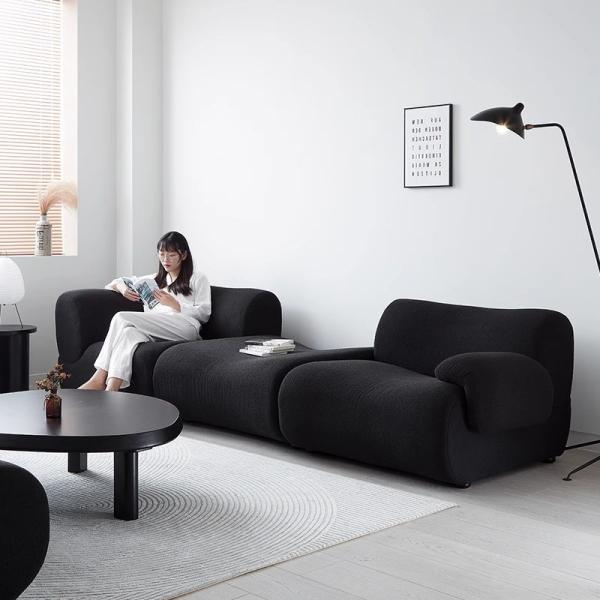 Quality Custom Color Soft Cotton Linen Sofa Three Seater Living Room Modern Fabric Couch for sale