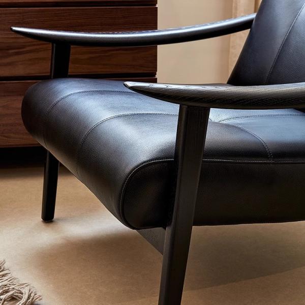 Quality Nordic Vintage Modern Armchair Single Sofa Lazy Designer Solid Wood Tiger Chair for sale